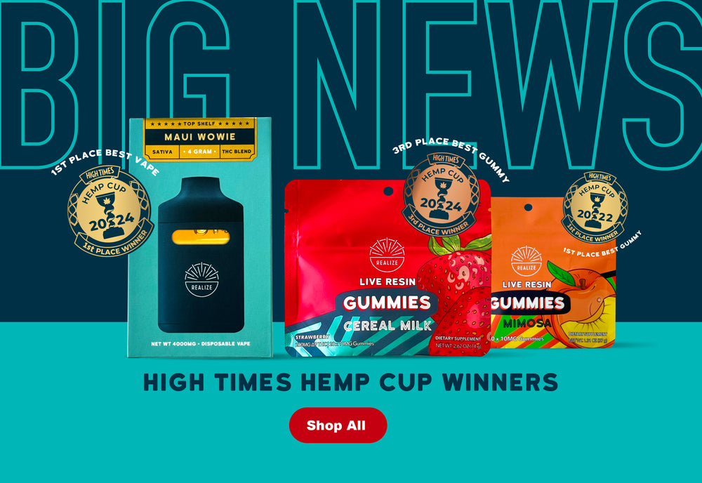 Hemp THC, CBD, CBN, Flower, Gummies, Vapes | Realize Hemp